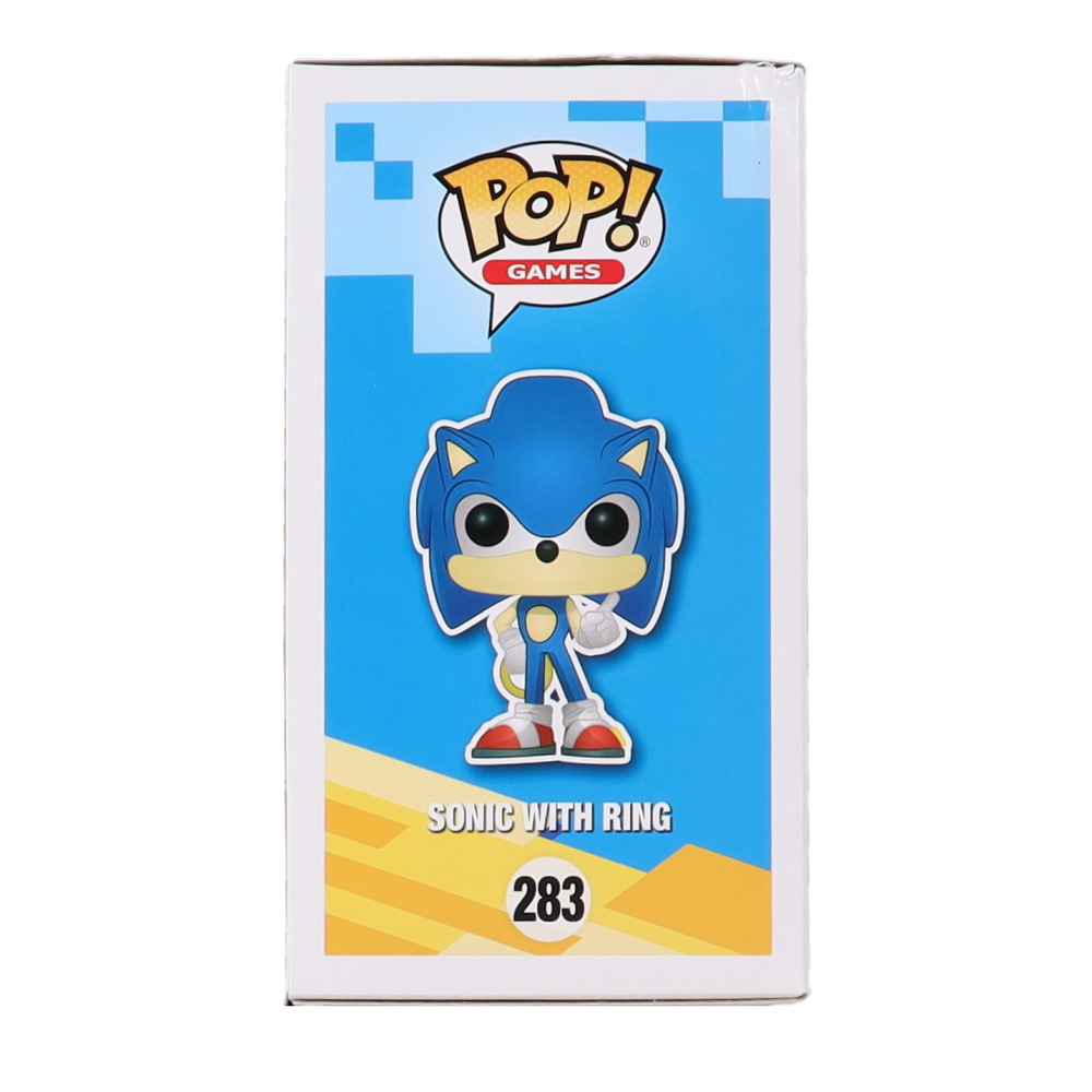 Ben Schwartz Signed "Sonic the Hedgehog" #283 Sonic with Ring Funko Pop ...