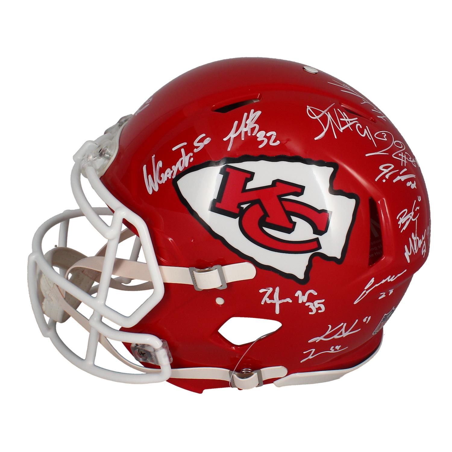 Chiefs Super Bowl 57 Full-Size Authentic On-Field Speed Helmet Team ...
