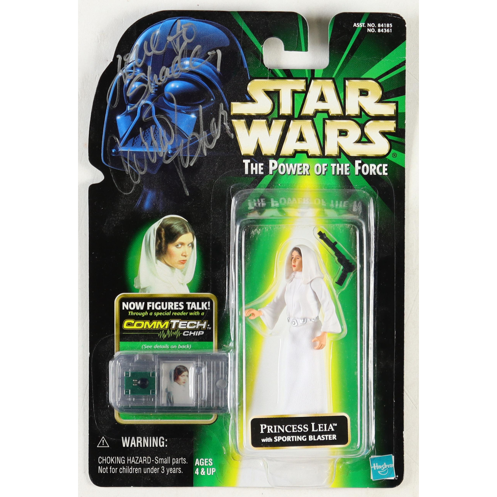 Carrie Fisher Signed "STAR WARS: The Power of the Force" Princess Leia ...