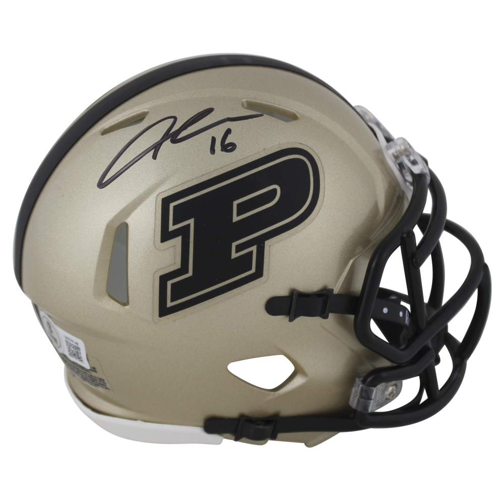 Aidan O'Connell Signed Purdue Speed Mini Helmet (Beckett) | Pristine ...