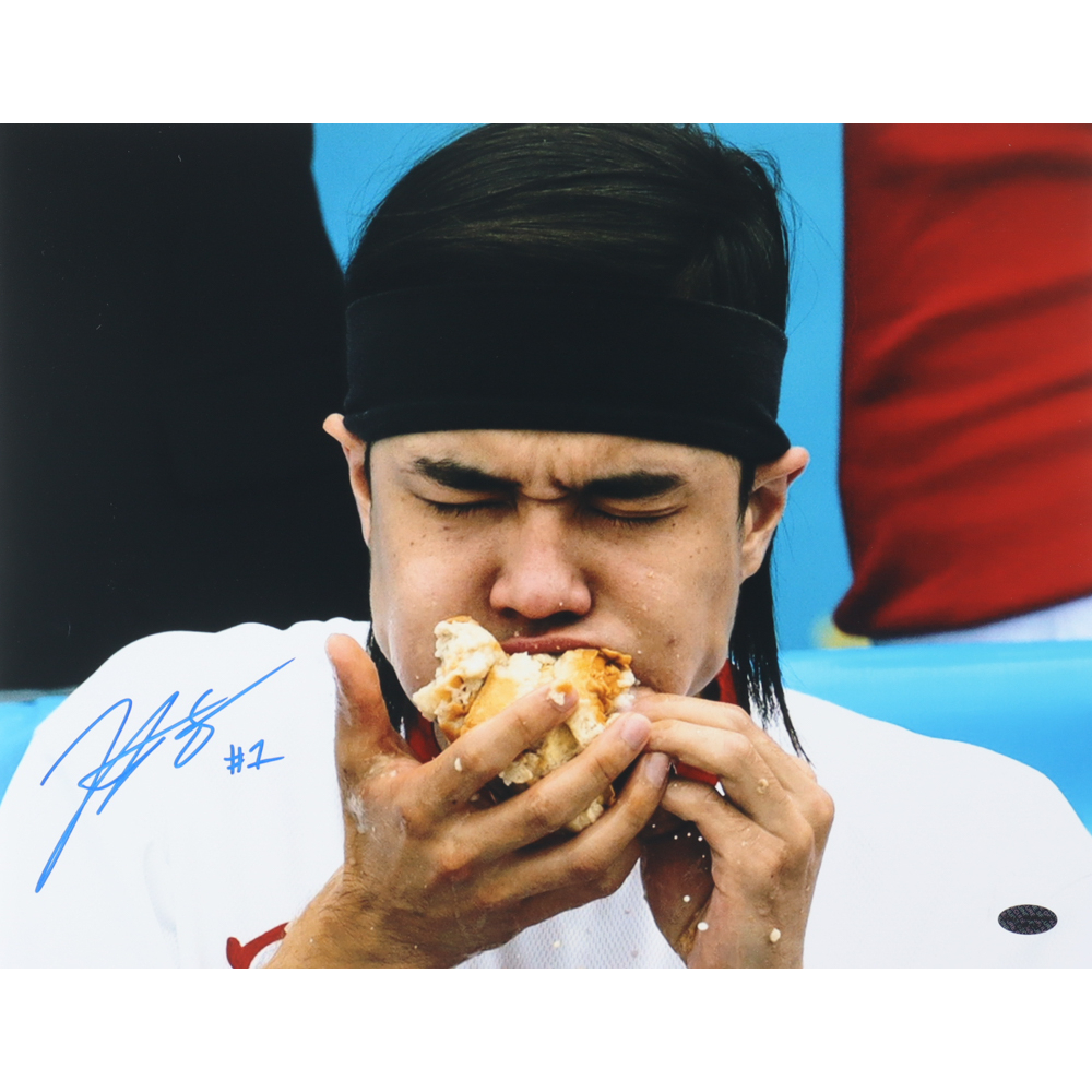 Matt Stonie Signed 11x14 Photo Inscribed "#1" (Leaf) | Pristine Auction