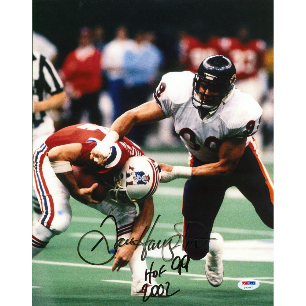 Dan Hampton Signed Bears 11x14 Photo Inscribed "HOF 2002" (PSA ...