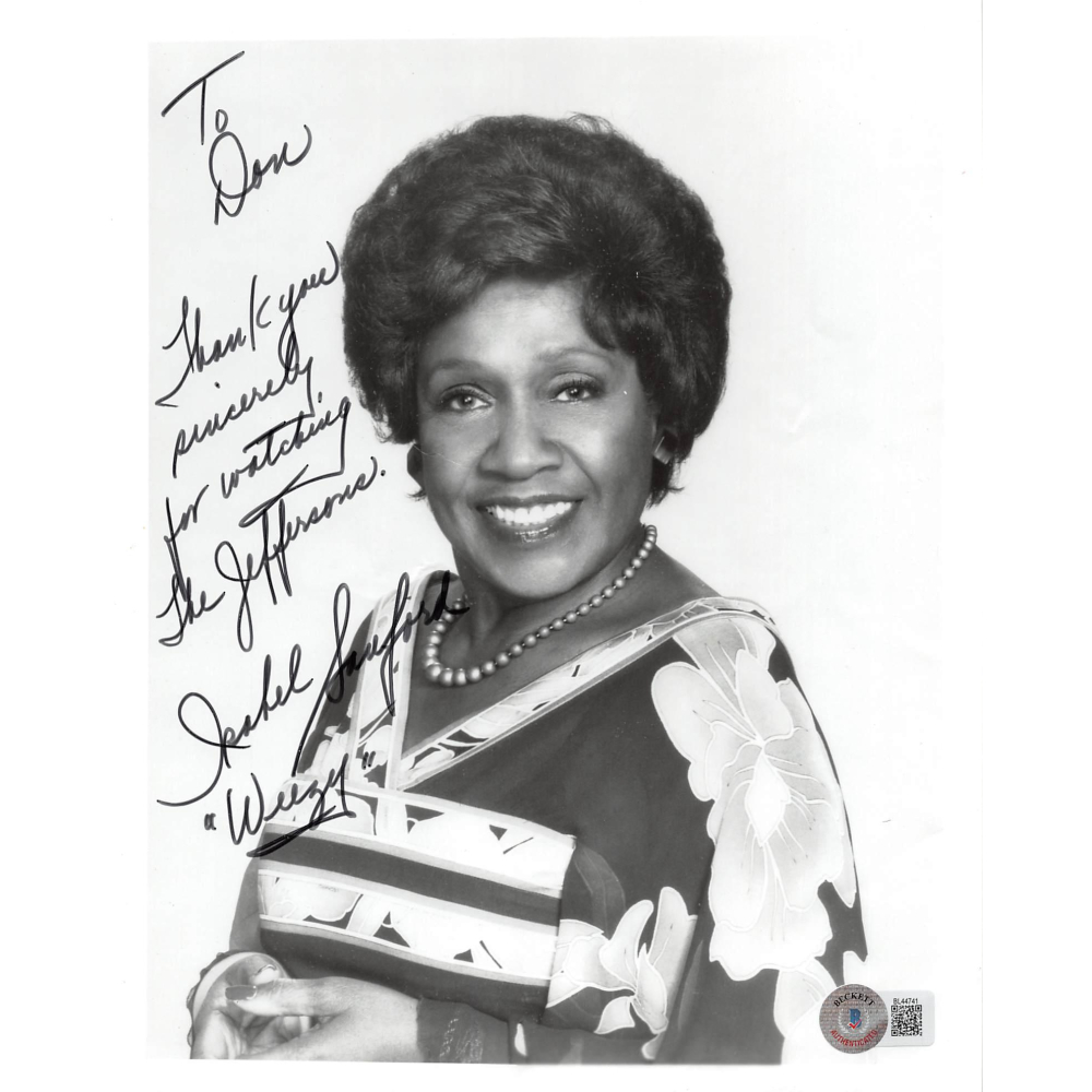 Isabel Sanford Signed "The Jeffersons" 8x10 Photo Inscribed "Thank You ...
