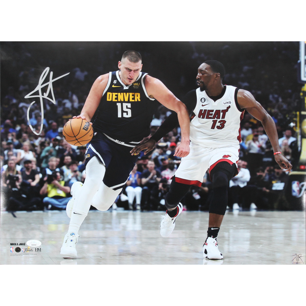Nikola Jokic Signed Nuggets 16x20 Photo (JSA) | Pristine Auction