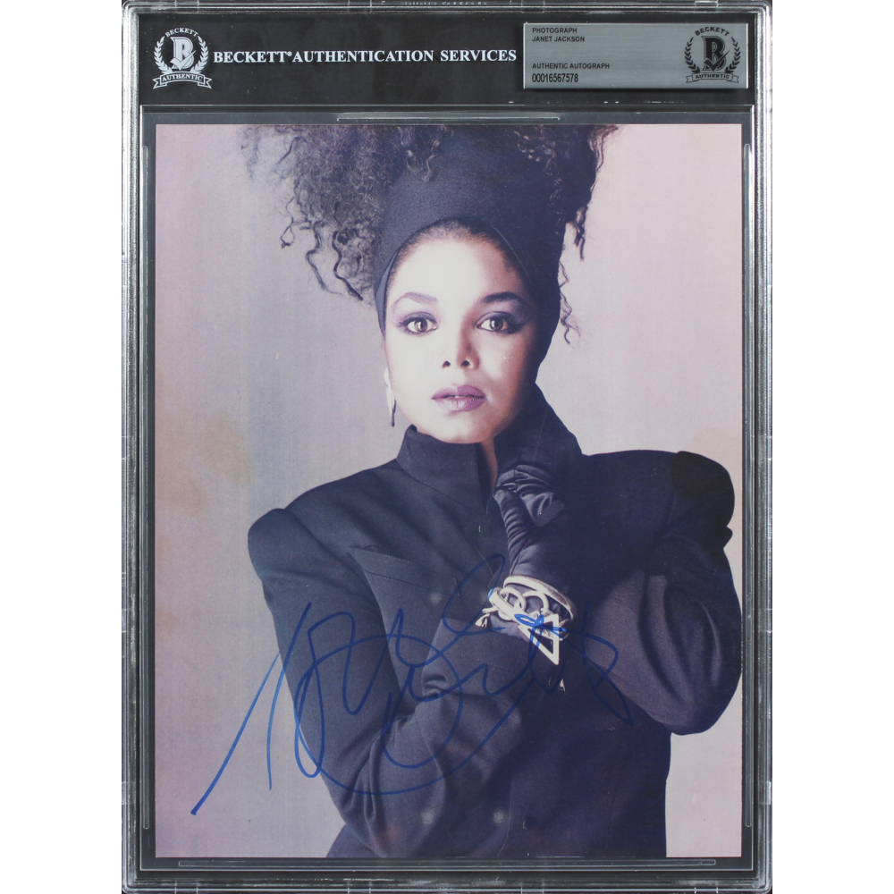 Janet Jackson Signed 8x10 Photo (BAS) | Pristine Auction