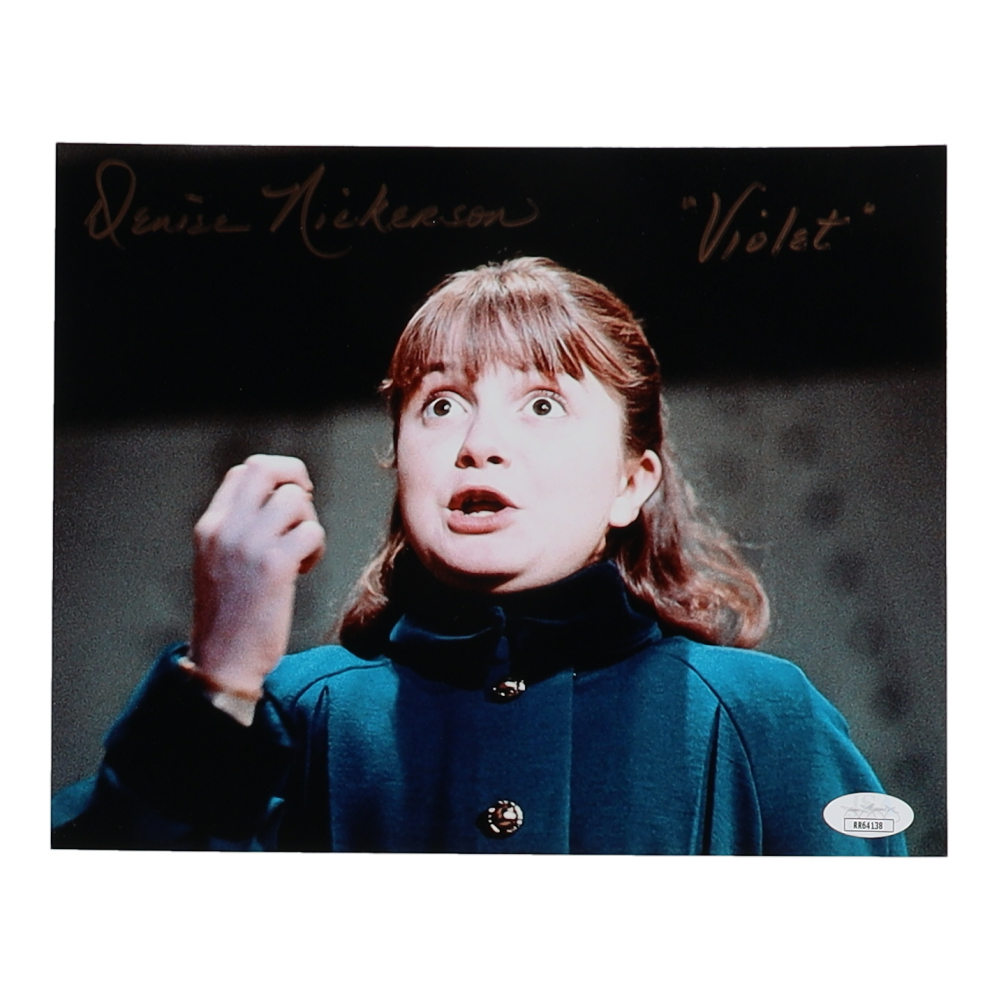 Denise Nickerson Signed "Willy Wonka and The Chocolate Factory" 8x10 ...