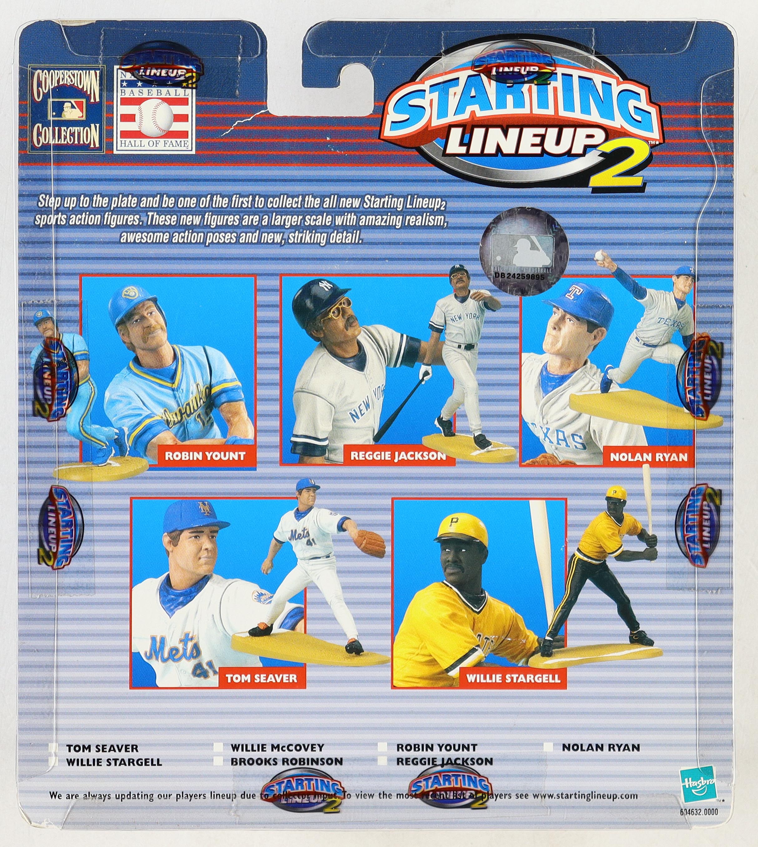 Robin Yount Signed 2000 Starting Lineup 2 Cooperstown Collection Action ...