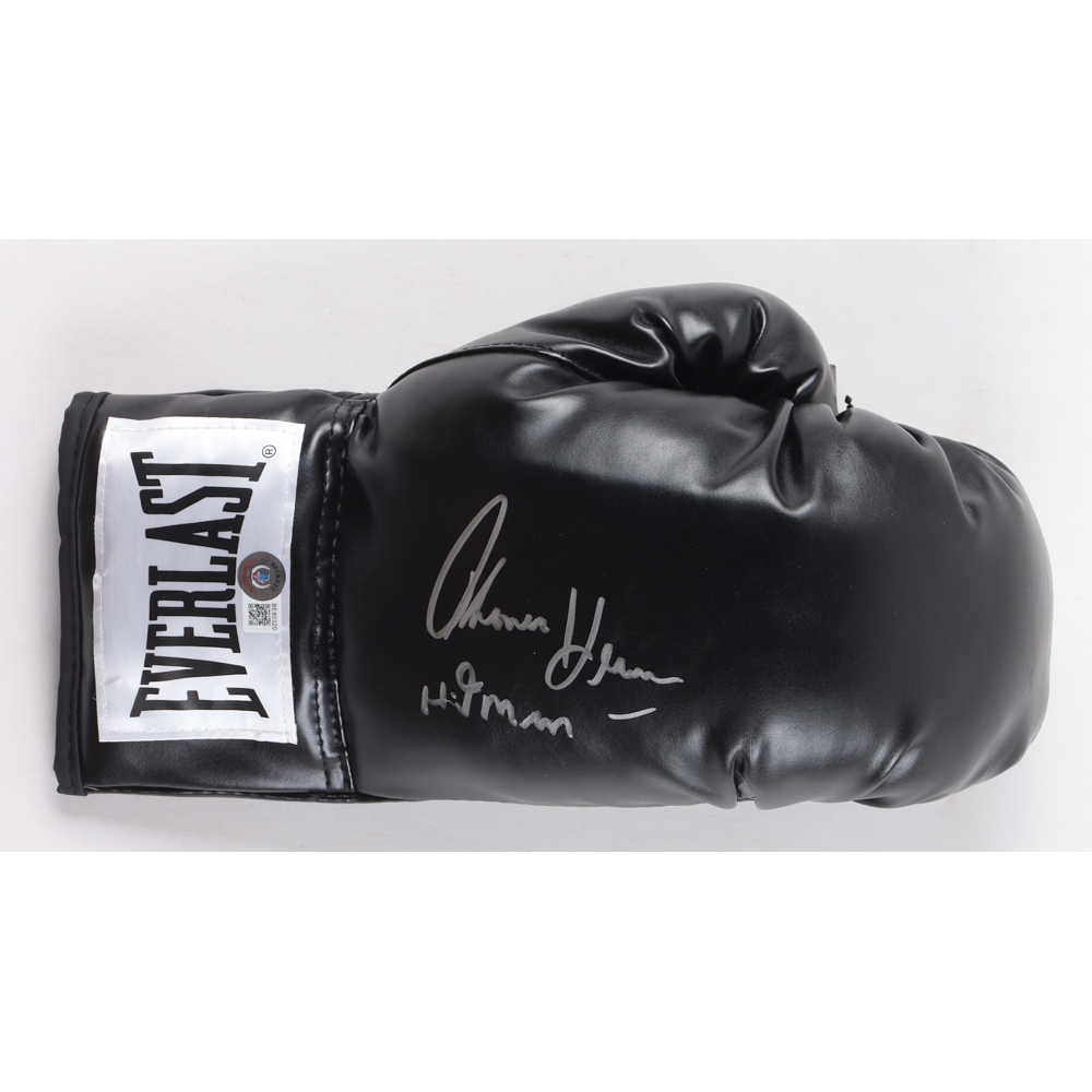 Thomas "Hitman" Hearns Signed Everlast Boxing Glove Inscribed "Hitman ...