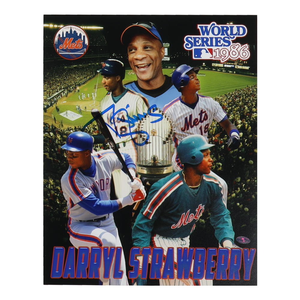 Darryl Strawberry Signed Mets 8x10 Photo (Mead Chasky) | Pristine Auction