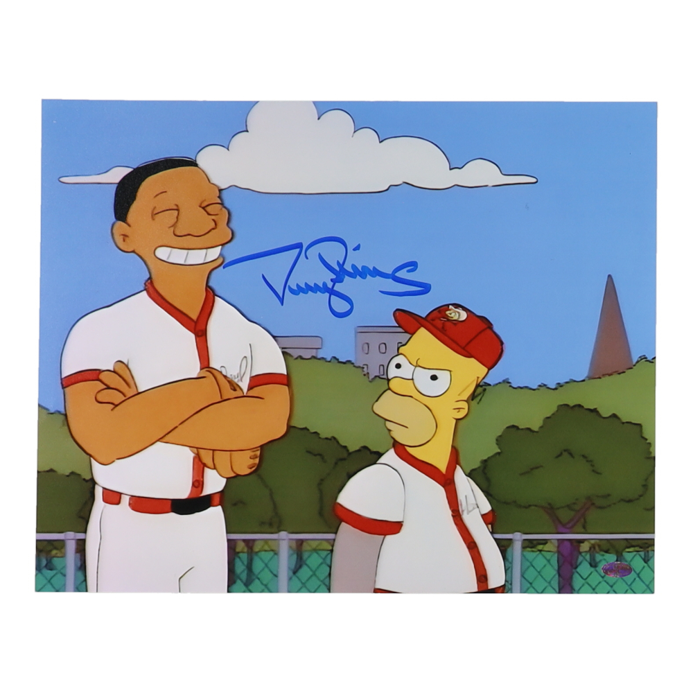Darryl Strawberry Signed "The Simpsons" 8x10 Photo (Mead Chasky ...
