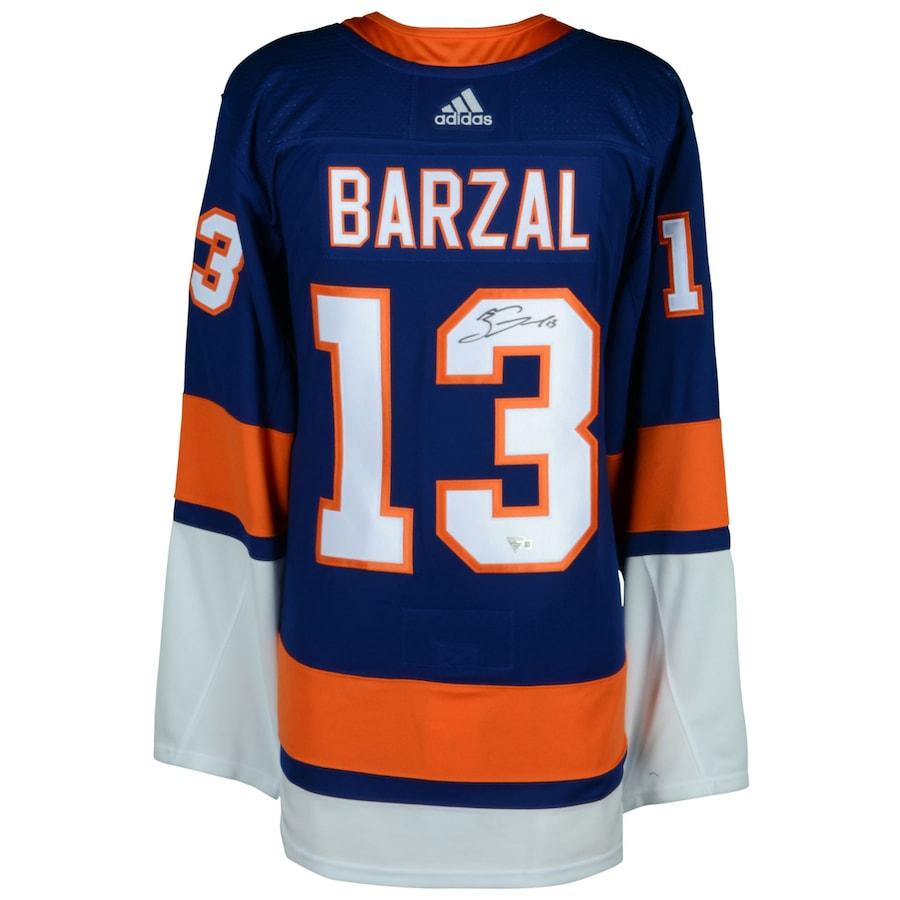 Mathew Barzal Signed Islanders Adidas Jersey (Fanatics) | Pristine Auction