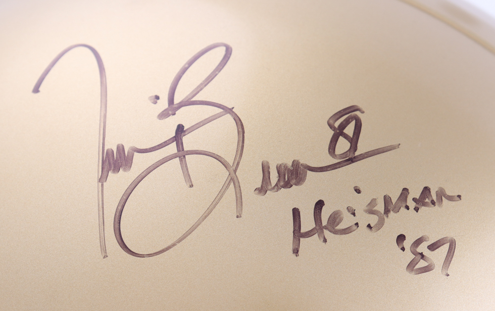 Tim Brown Signed Notre Dame Fighting Irish Full-Size Helmet With ...