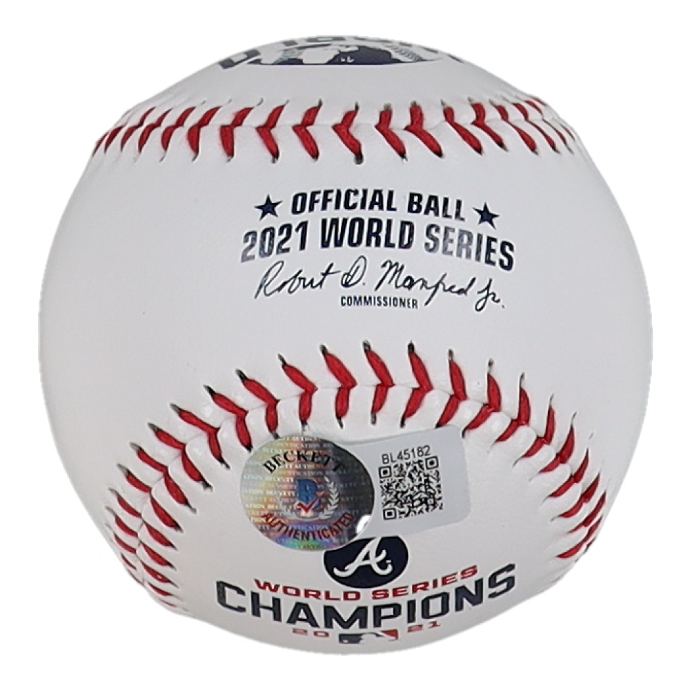 Jorge Soler Signed 2021 World Series Baseball (Beckett) | Pristine Auction