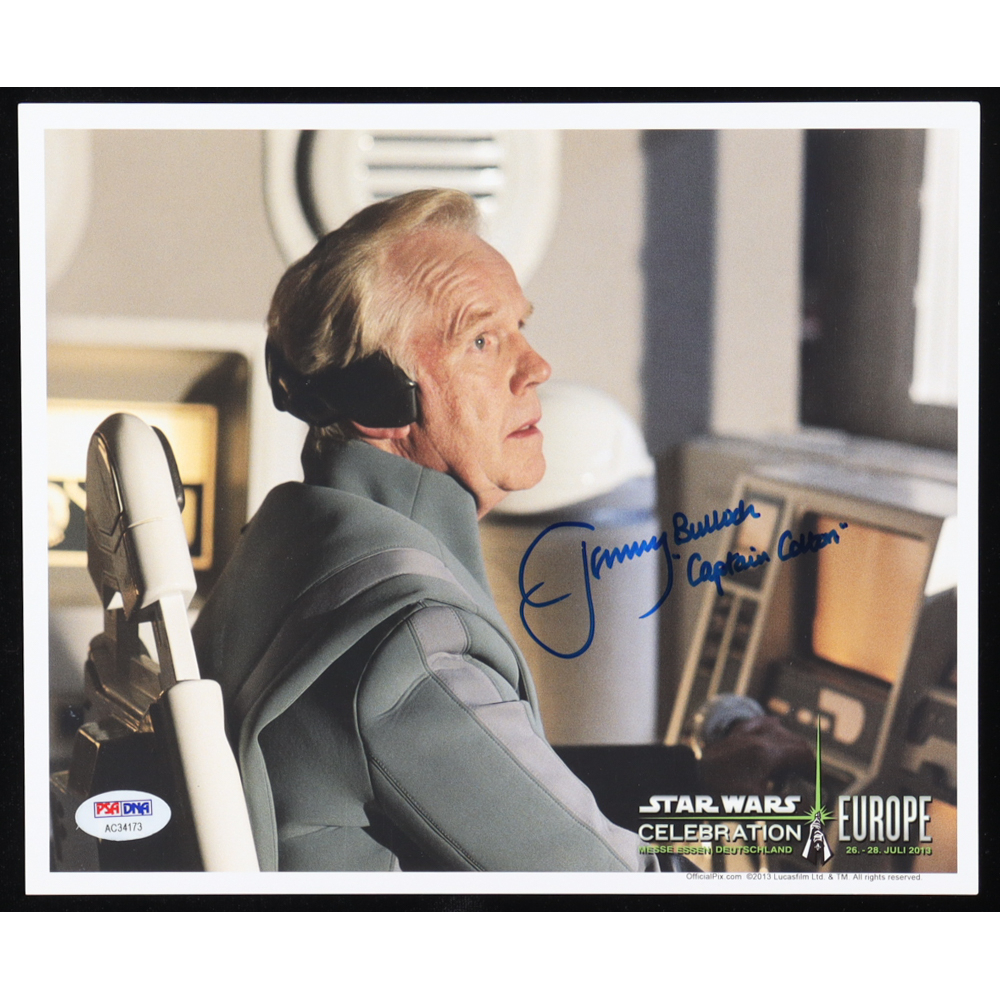 Jeremy Bulloch Signed "Star Wars" 8x10 Photo Inscribed "Captain Colton ...