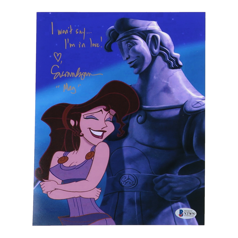 Susan Egan Signed "Hercules" 8x10 Photo Inscribed "I Won't Say I'm In ...