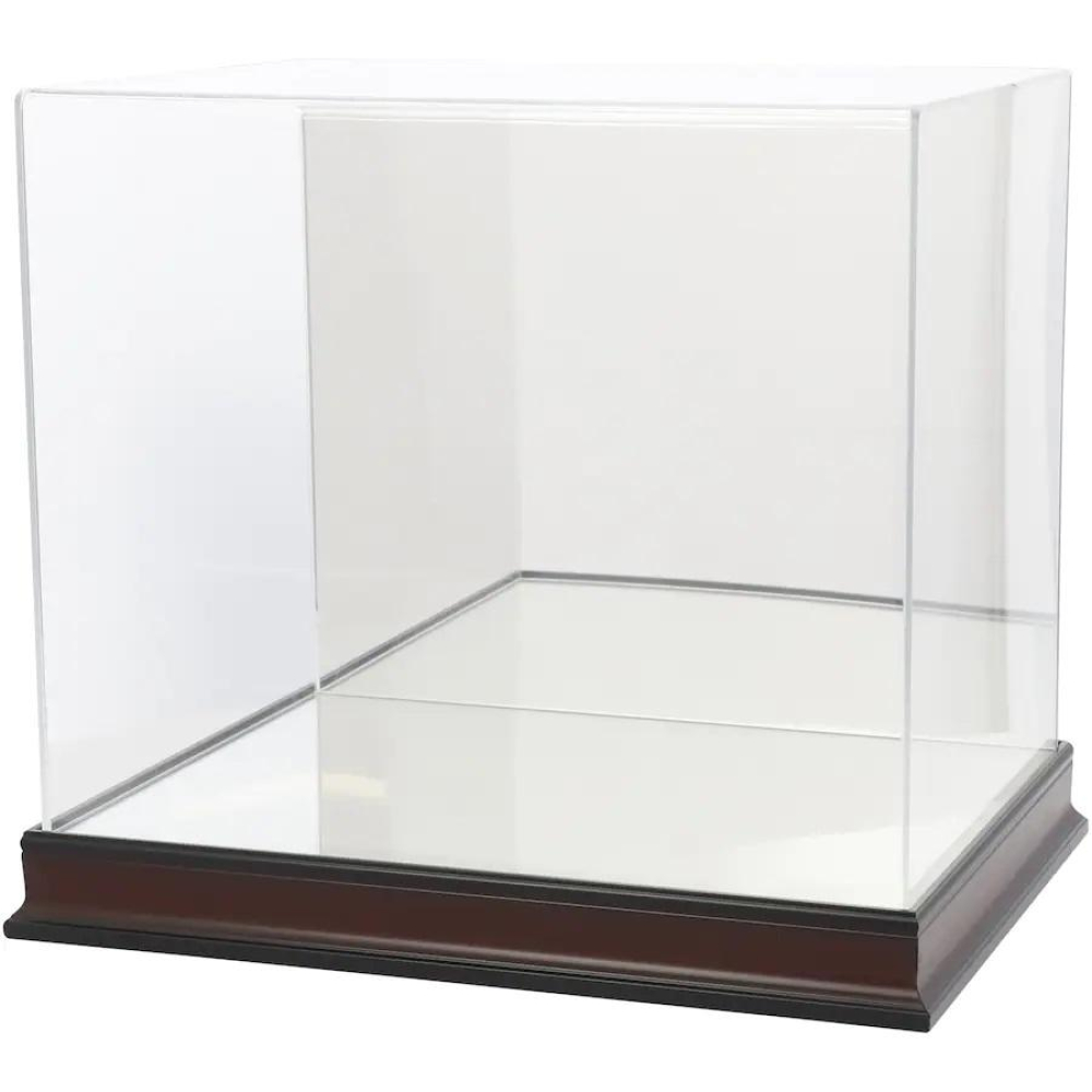 Mahogany Base Display Case with Mirror for Full Size Helmets | Pristine ...