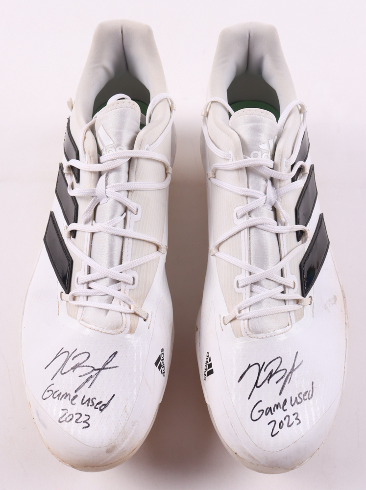 Kris Bryant Signed Game-Used Pair of Adidas Baseball Cleats Inscribed ...