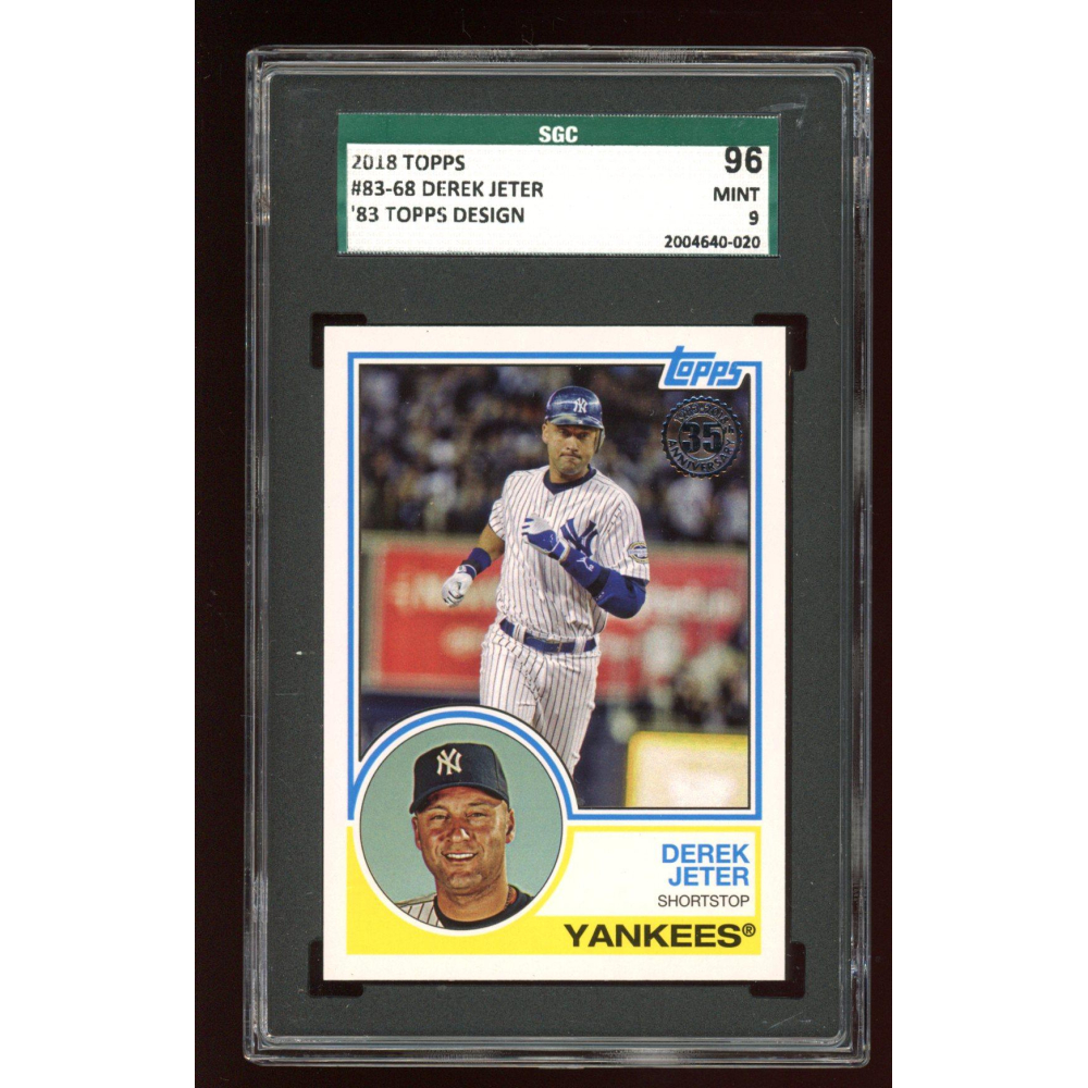 Derek Jeter 2018 Topps '83 Topps #8368 (SGC 9) | Pristine Auction