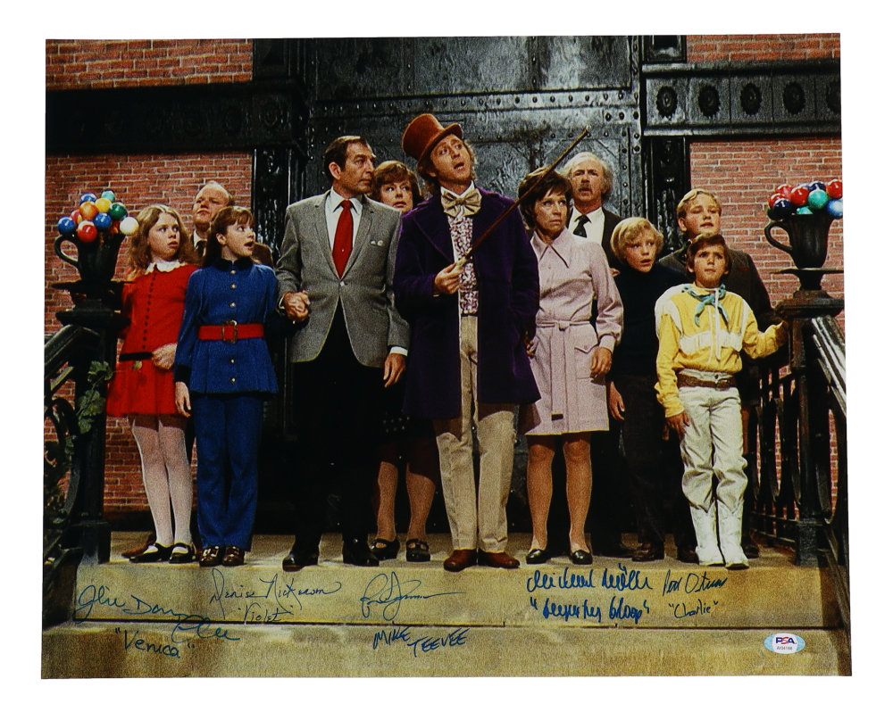 "Willy Wonka & the Chocolate Factory" 16x20 Photo Signed by (5) with ...