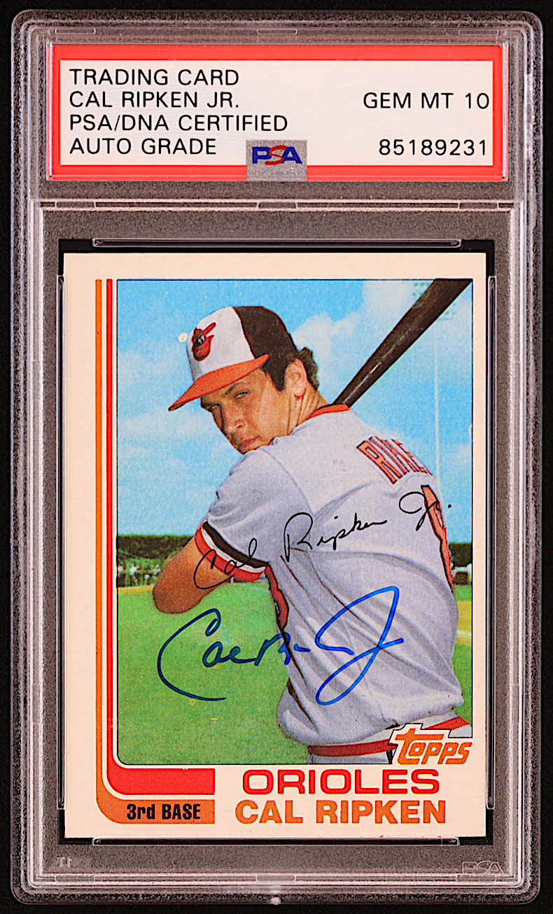 Cal Ripken Jr. Signed 1982 Topps Traded #98T (PSA | Auto 10) | Pristine ...