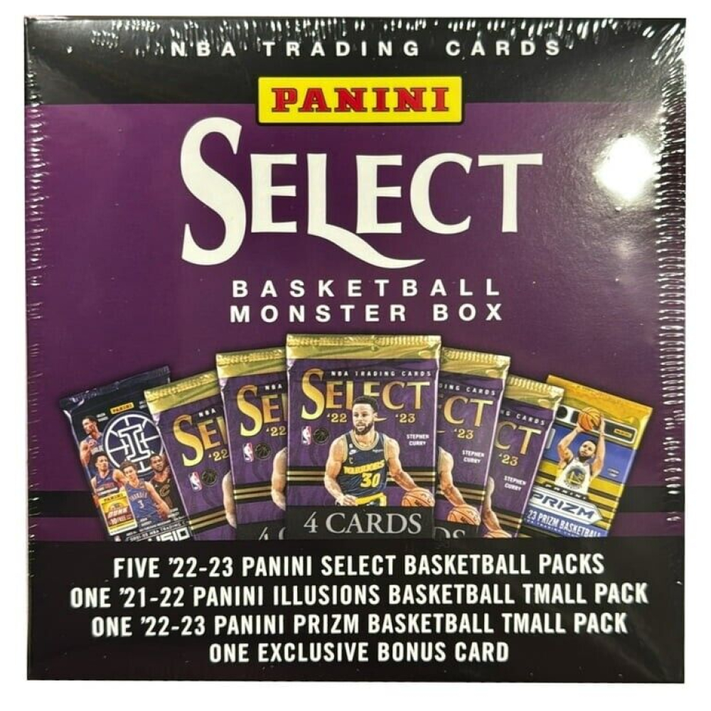 2023 Panini Select Basketball Monster Box With (7) Packs | Pristine Auction