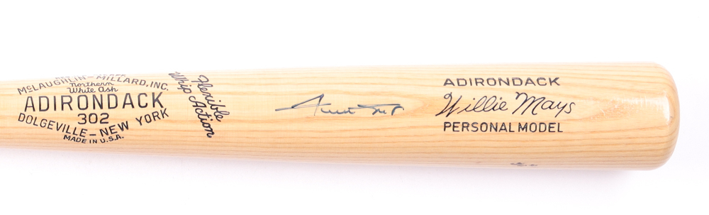 Willie Mays Signed Adirondack Personal Model Baseball Bat (PSA ...