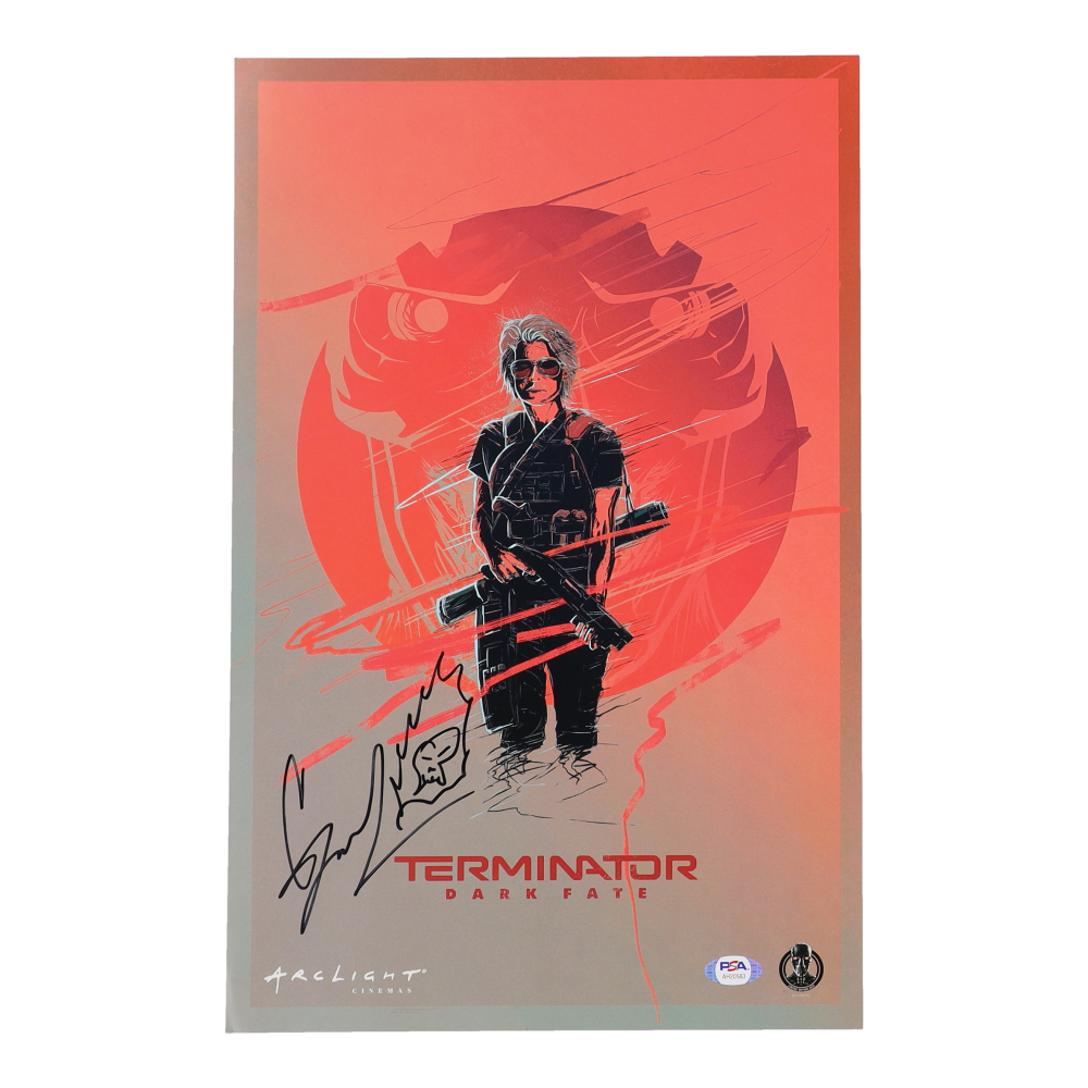 Gabriel Luna Signed "Terminator: Dark Fate" 11x17 Photo with Hand-Drawn ...