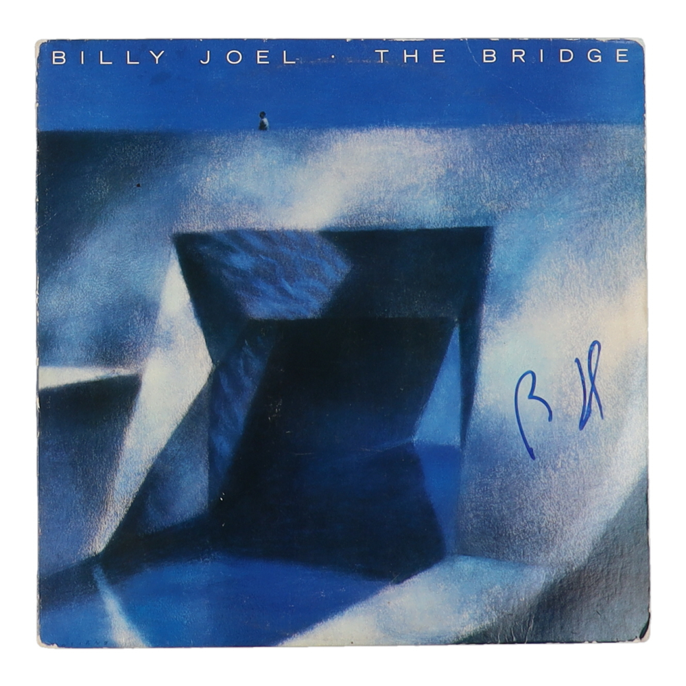 Billy Joel Signed "The Bridge" Vinyl Record Album Sleeve (AutographCOA ...
