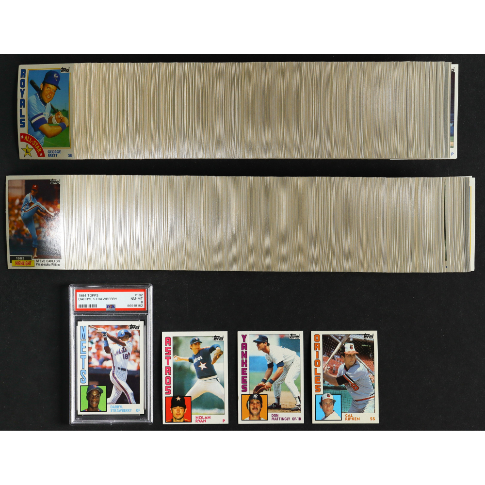 1984 Topps Baseball Complete Set of (792) Cards with Don Mattingly #8 ...