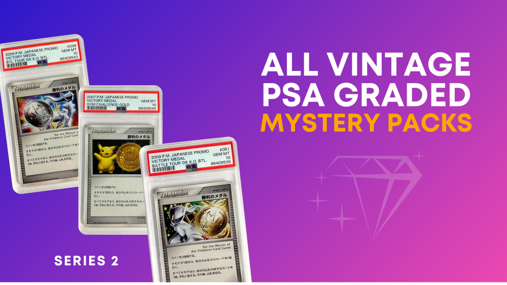 Mints PSA Graded Vintage Pokemon Series 2 Mystery Pack | Pristine Auction