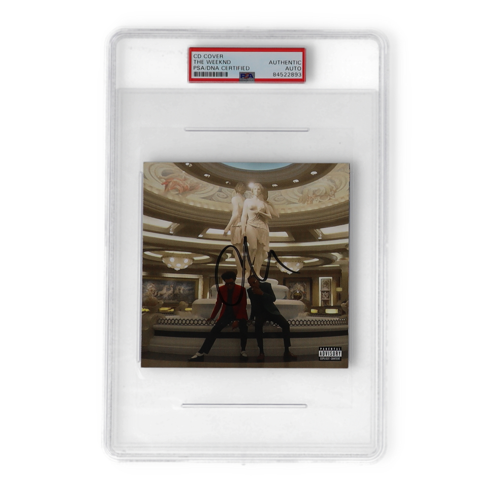 The Weeknd Signed "After Hours" CD Insert (PSA) | Pristine Auction