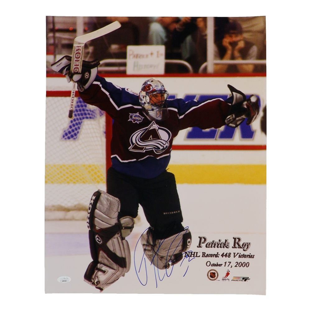 Patrick Roy Signed Avalanche 16x20 Photo (JSA) | Pristine Auction