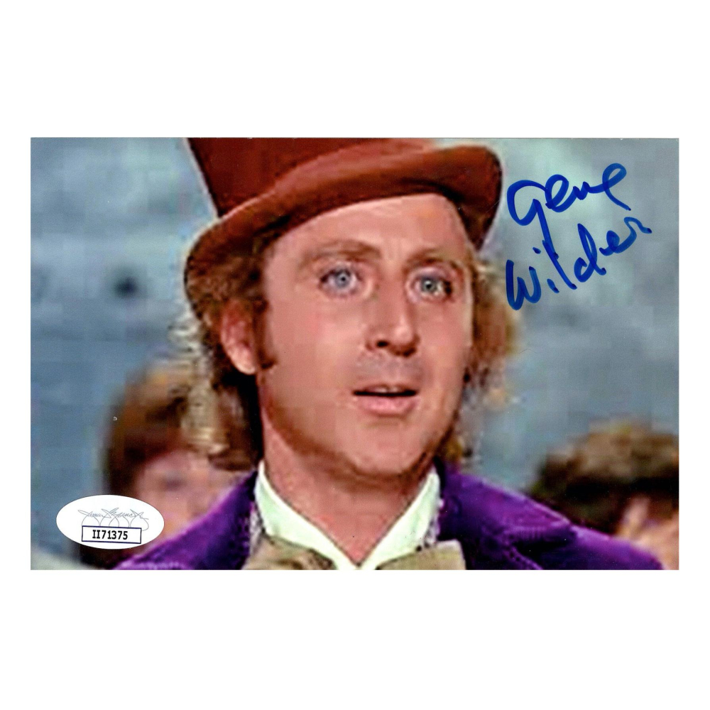 Gene Wilder Signed "Willy Wonka & the Chocolate Factory" 4x6 Photo (JSA ...
