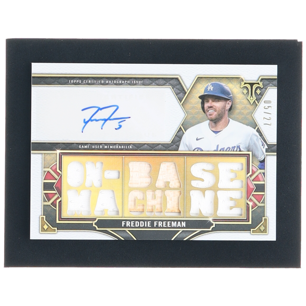 Freddie Freeman 2022 Topps Triple Threads Autograph Relics #TTARFF1 #05 ...