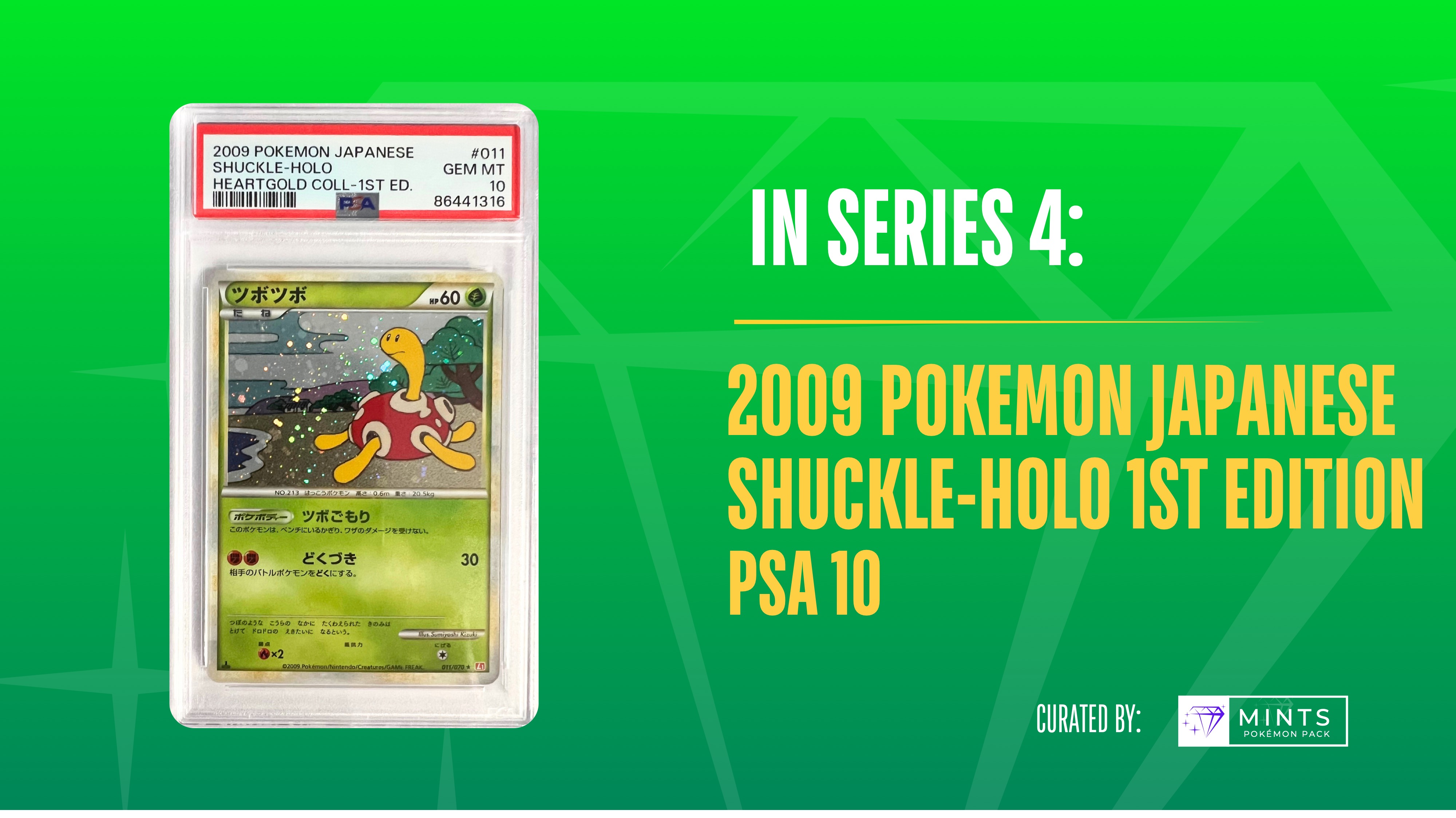 Mints PSA Graded Pokemon Grail Series 4 Mystery Pack | Pristine Auction