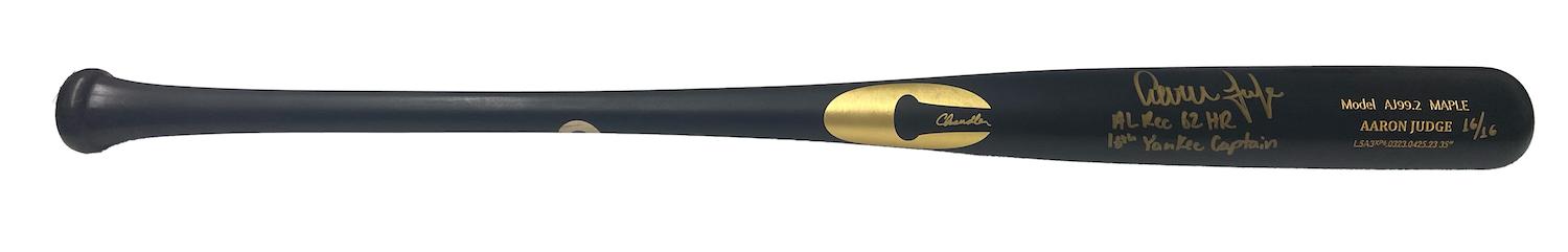 Aaron Judge Signed LE Chandler Player Model AJ99.2 Maple Baseball Bat ...