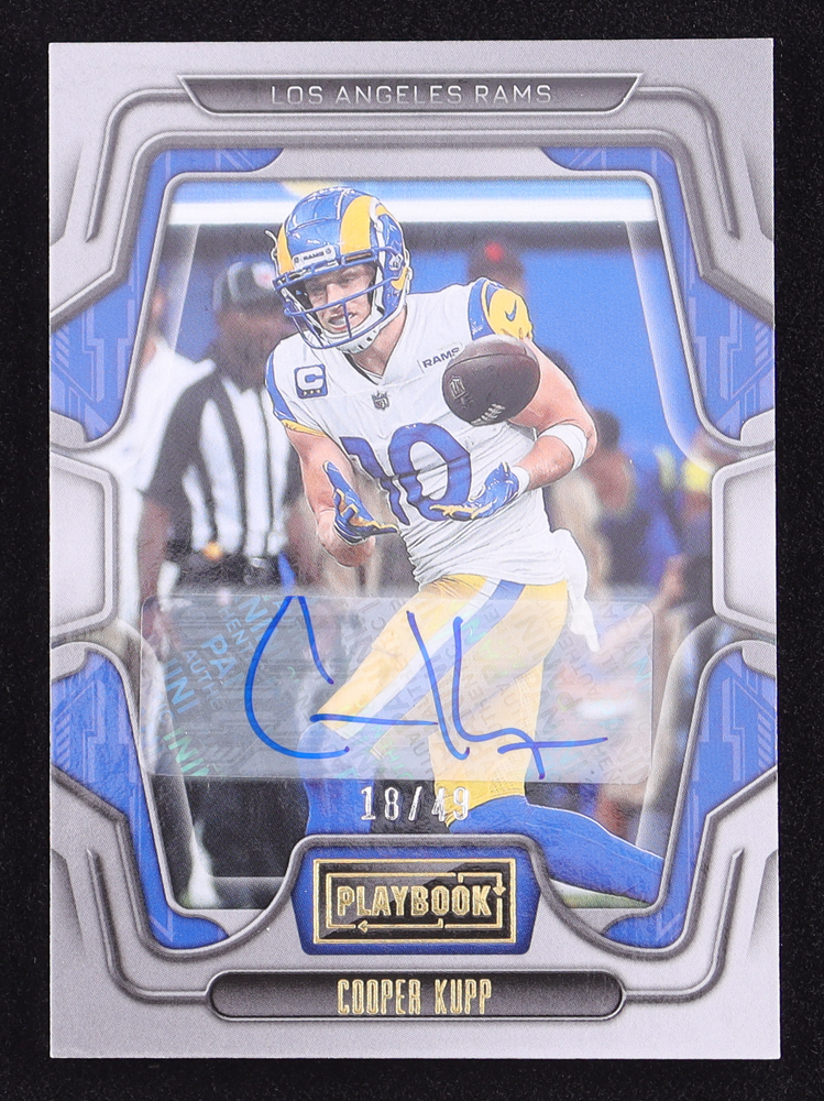 Cooper Kupp 2022 Panini Playbook Signatures Gold #80 #18/49 | Pristine ...