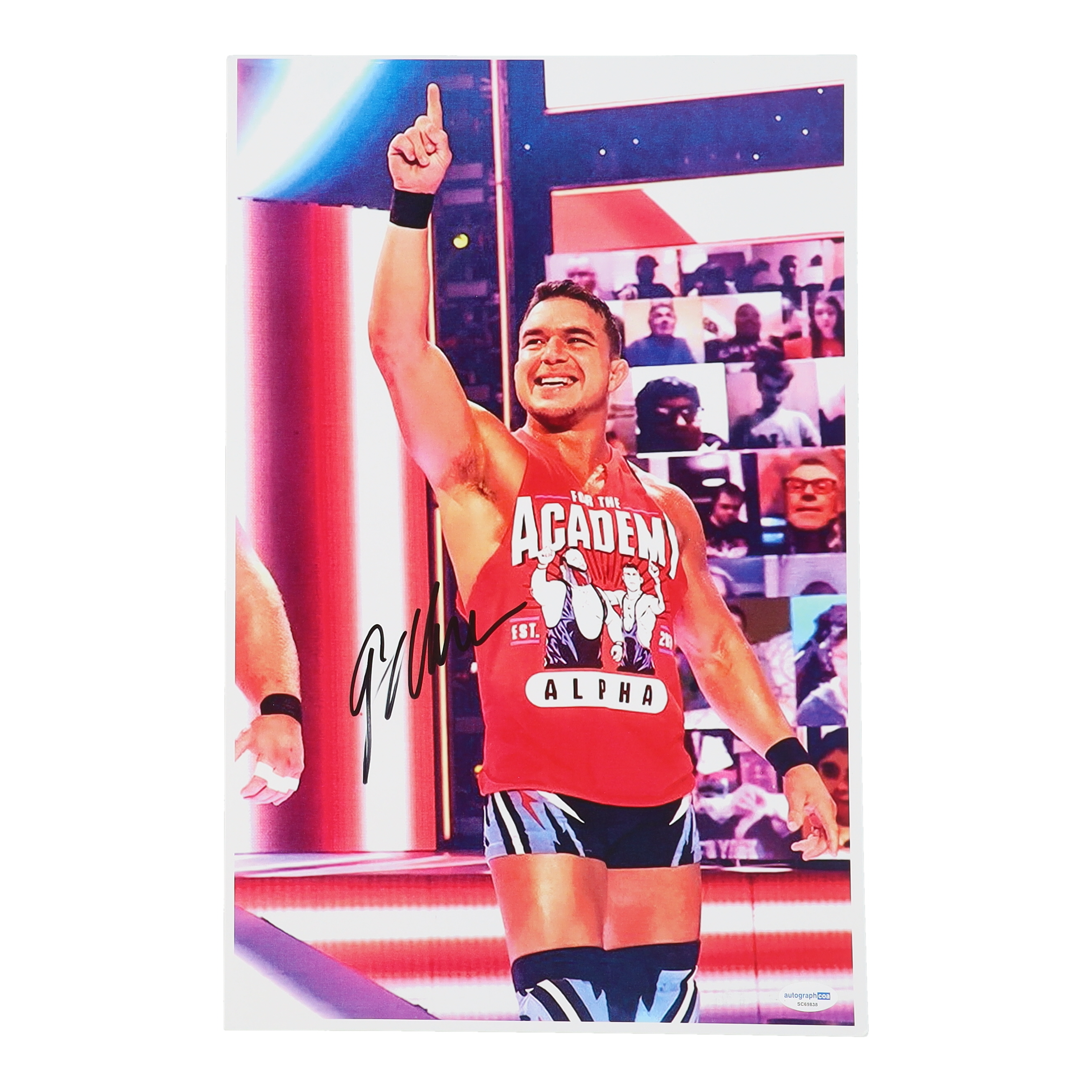 Chad Gable Signed WWE 11x17 Photo (ACOA) | Pristine Auction