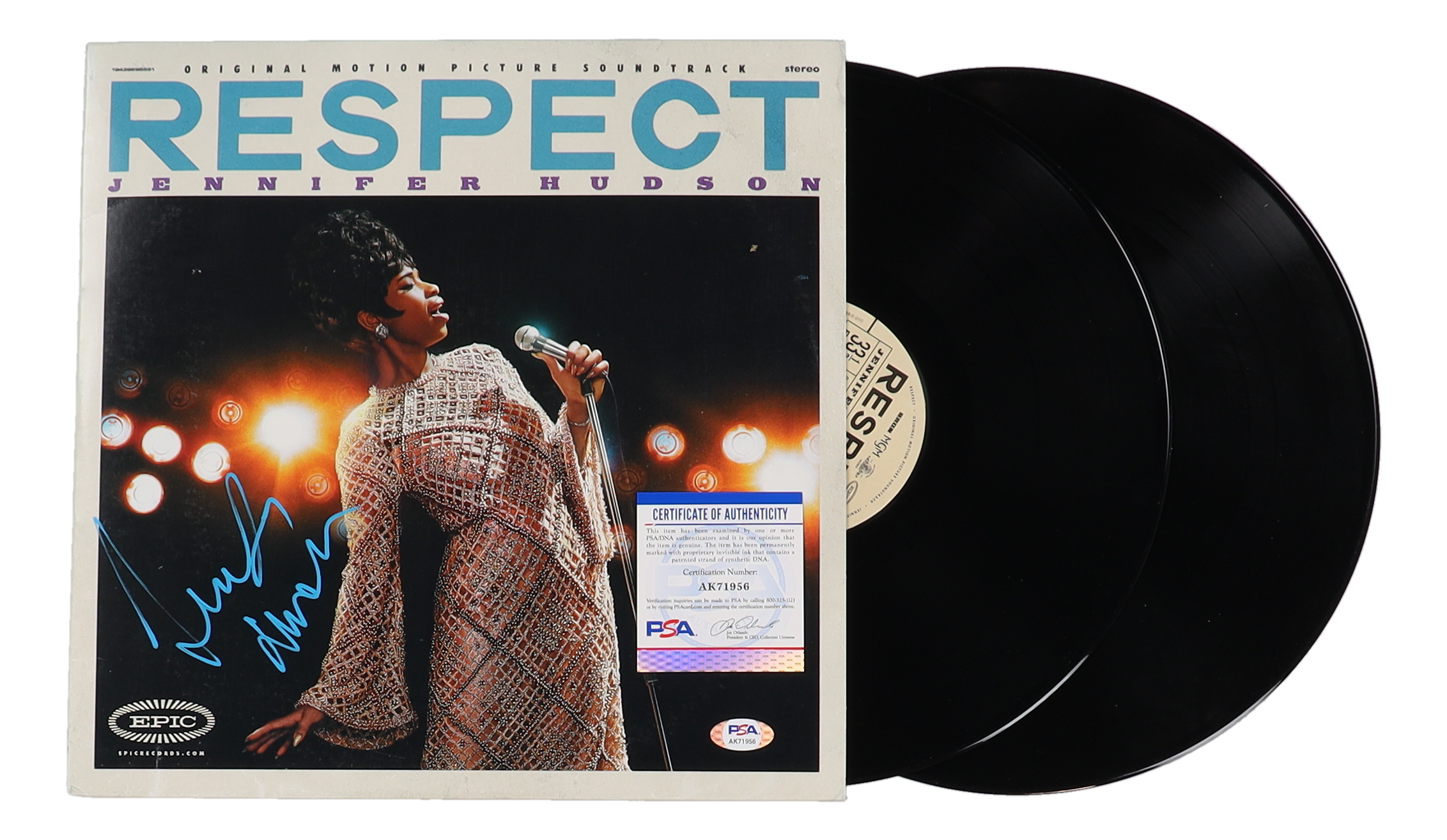 Jennifer Hudson Signed "Respect" Vinyl Record Album (PSA) | Pristine ...