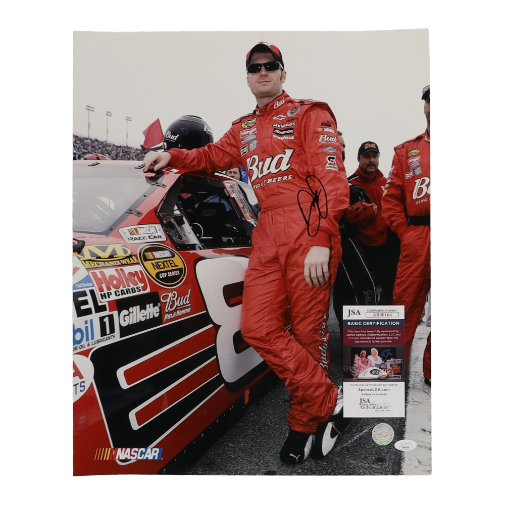 Dale Earnhardt Jr. Signed NASCAR 16x20 Photo (JSA) | Pristine Auction