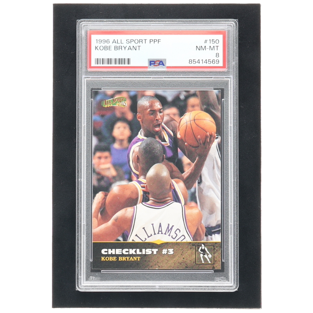 Kobe Bryant 1996-97 Score Board All Sport PPF #150 CL RC (PSA 8 ...