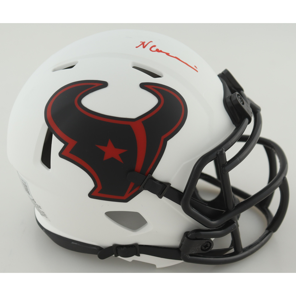Nico Collins Signed Texans Lunar Eclipse Alternate Speed Mini Helmet ...