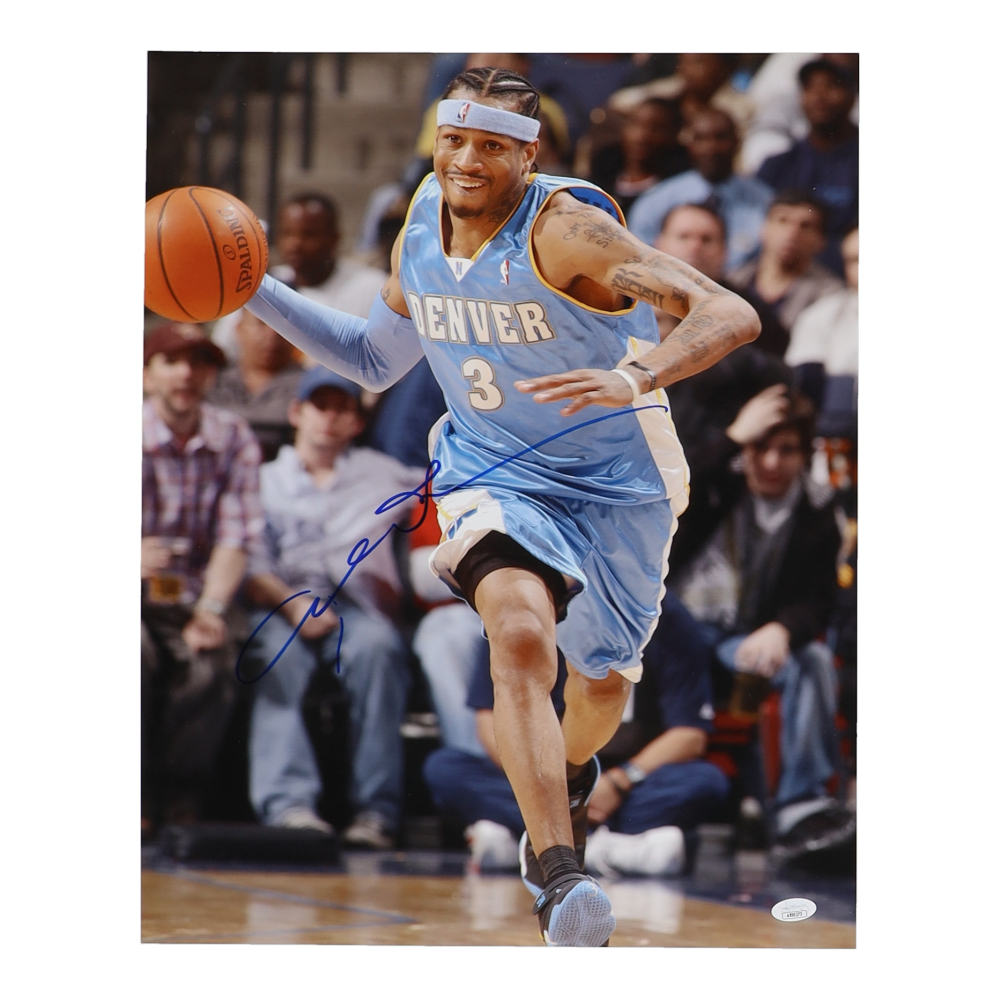Allen Iverson Signed Nuggets 16x20 Photo (JSA) | Pristine Auction