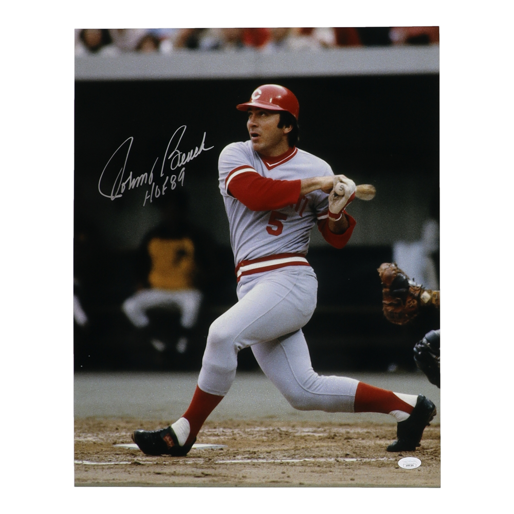 Johnny Bench Signed Reds 16x20 Photo Inscribed "HOF 89" (JSA ...
