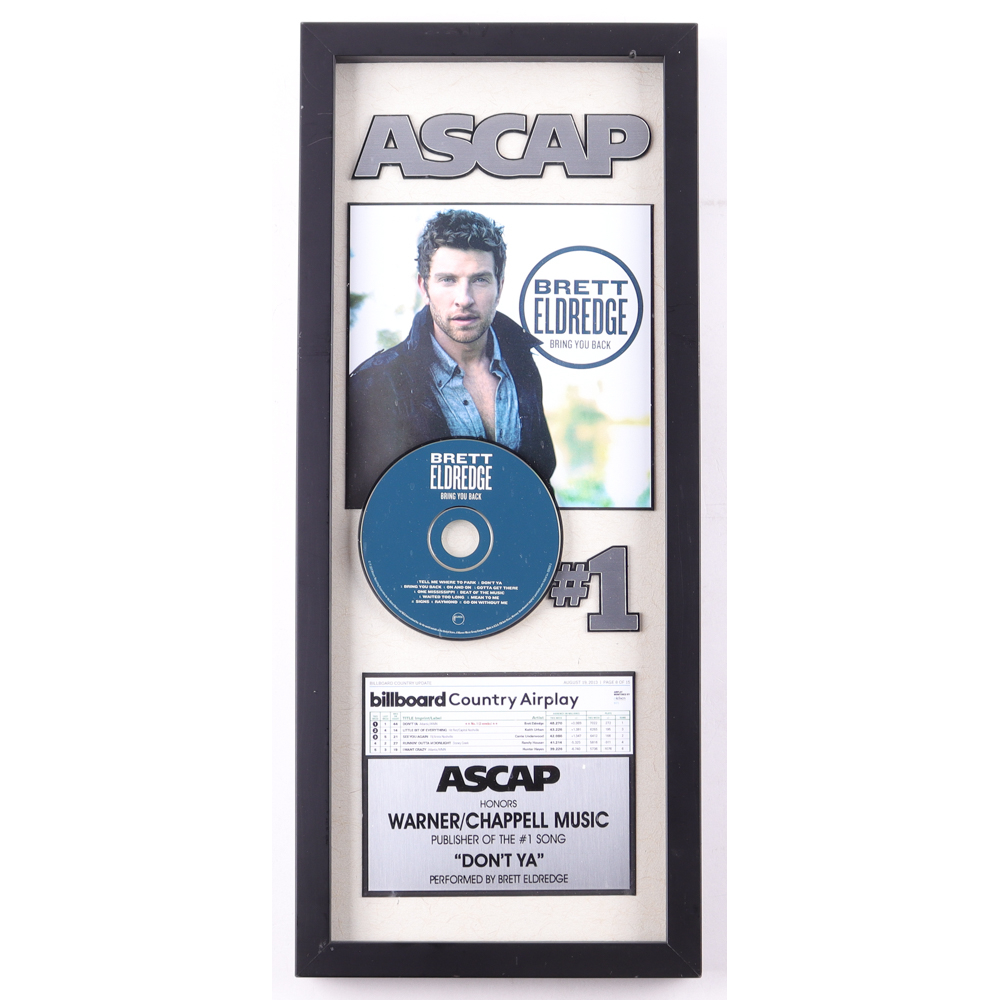 Brett Eldredge Custom Framed "Bring You Back" CD Album Award Display ...