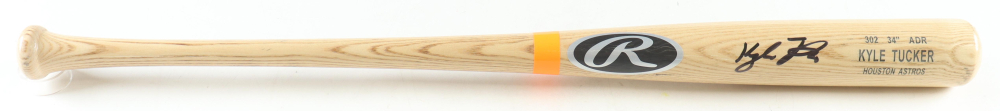 Kyle Tucker Signed Rawlings Player Model Baseball Bat (Beckett ...