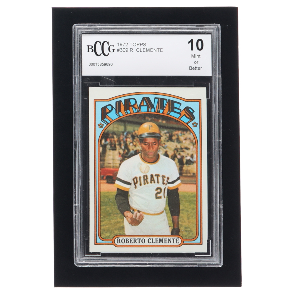 Roberto Clemente 1972 Topps #309 (BCCG 10) | Pristine Auction