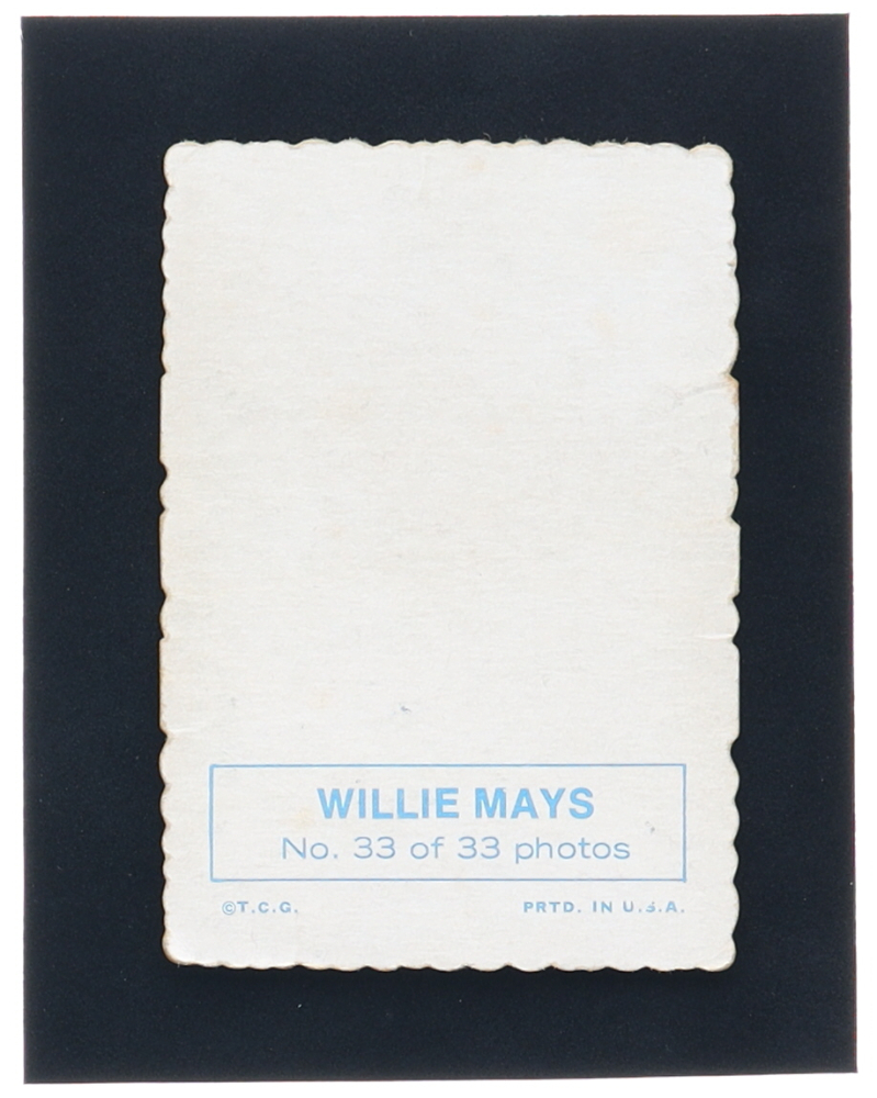 Willie Mays 1969 Topps Deckle Edge #33 | Pristine Auction