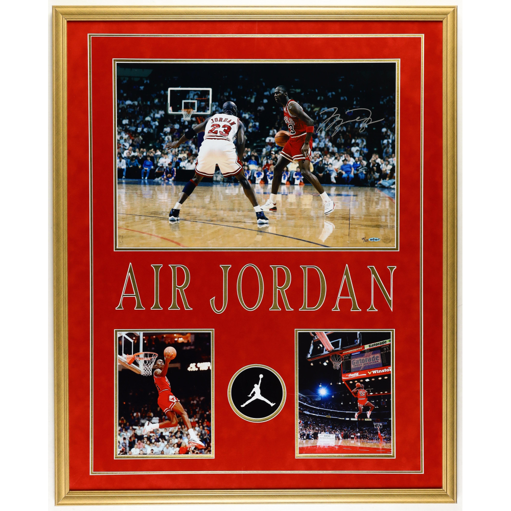 Michael Jordan Signed Bulls LE "Driven From Within" Custom Framed Photo Display #45/123 (UDA ...