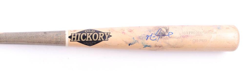 Mark Grace Signed Old Hickory Game-Used Baseball Bat (JSA) | Pristine ...
